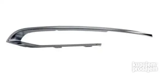 BMW 5 F10 F11 Lajsna maske rešetke branika srebrna 13-16 - KupujemProdajem