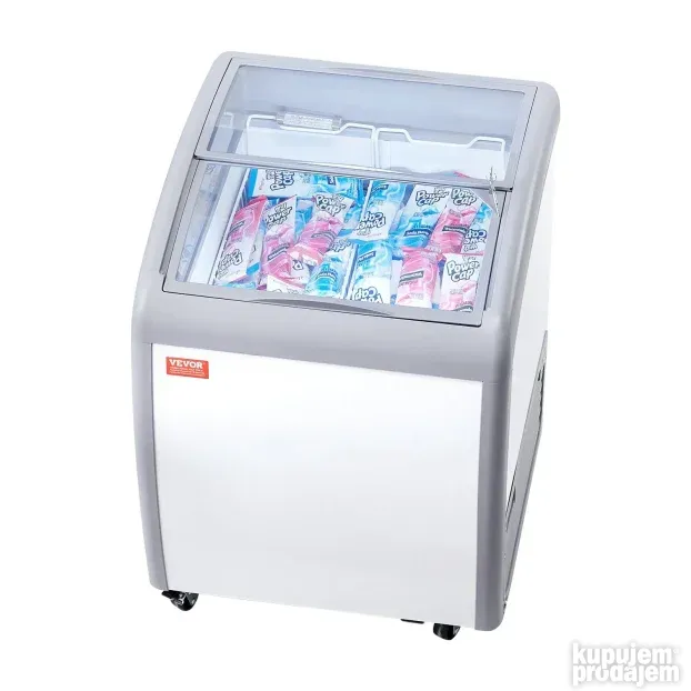 VEVOR 154 L Izložbeni Frižider za Sladoled - KupujemProdajem