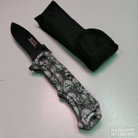 Noz BUCK Lovacki noz Buck preklopni Noz Skull - KupujemProdajem
