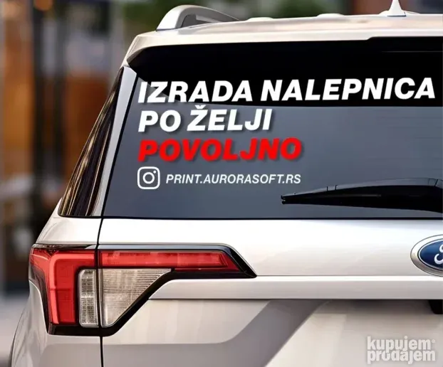 POVOLJNO! Izrada nalepnica po želji za motore i automobile - KupujemProdajem