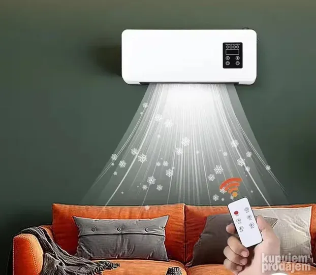 Mini grejalica u obliku klime sa daljinskim Snaga 1500w Di - KupujemProdajem