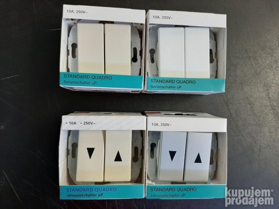 REV modularni uzidni prekidaci + maska - KupujemProdajem