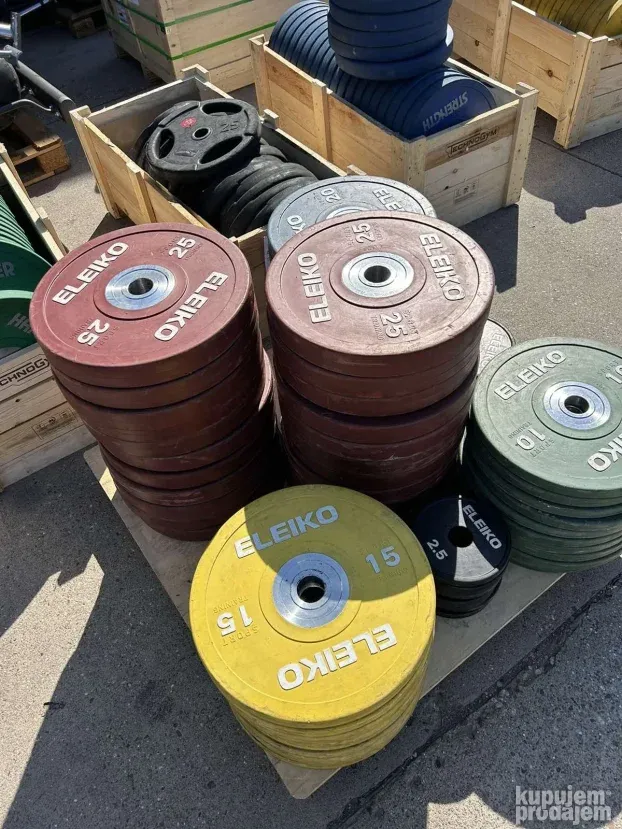 Eleiko Competition Bumper Plates 2,5 i 25kg - Tegovi - KupujemProdajem