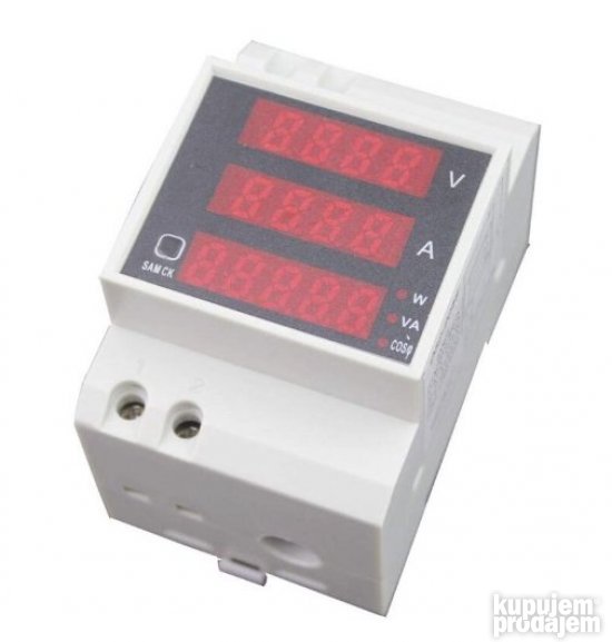 Merenje Napona , Struje , Snage potrosnje na DIN sinu - KupujemProdajem