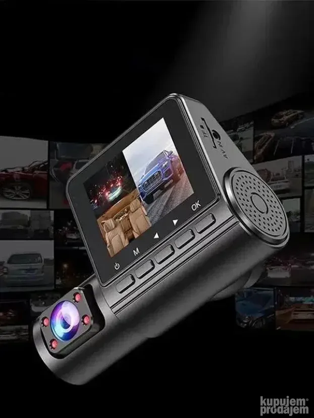 Auto kamera 3u1 DVR za auto Snimac saobracaja - KupujemProdajem