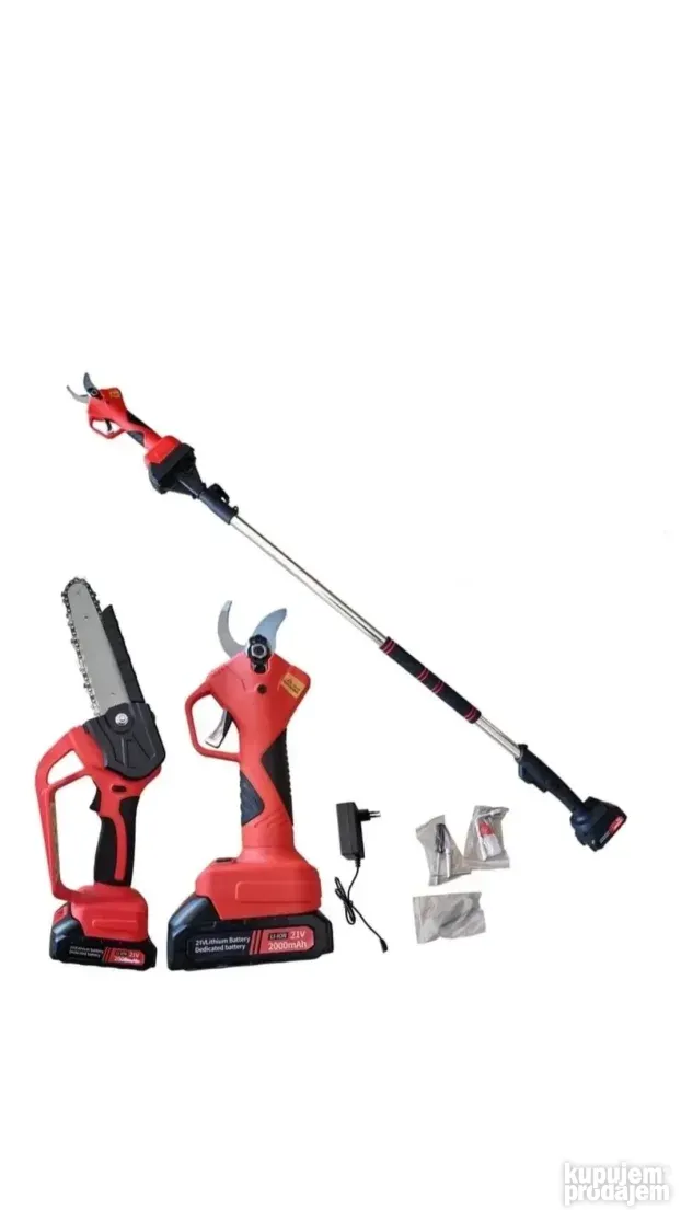 Aku makaze i aku testera sa teleskopom 21V - KupujemProdajem