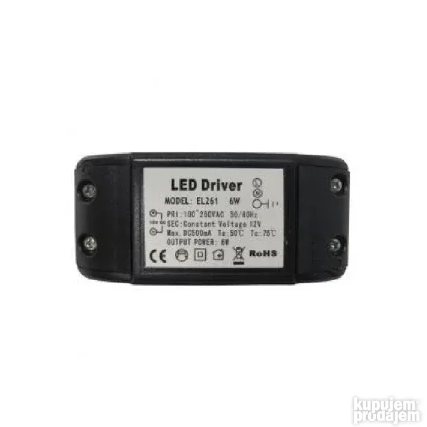 ELIT+ Led ispravljač napona EL 261 6W - KupujemProdajem