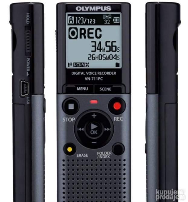 Olympus diktafon digitalni VN-711PC - KupujemProdajem