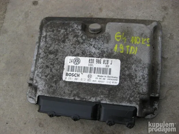 Golf 4 1.9 tdi 110 ks motorni racunar polovan ispravan - KupujemProdajem