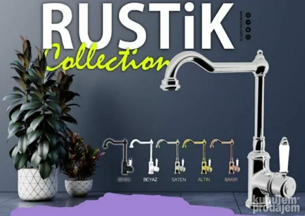 Retro Rustik Bakarna Slavina Extra - KupujemProdajem