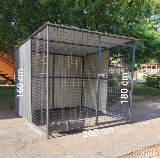 Boks za pse B 4 S sa hranilicom - KupujemProdajem