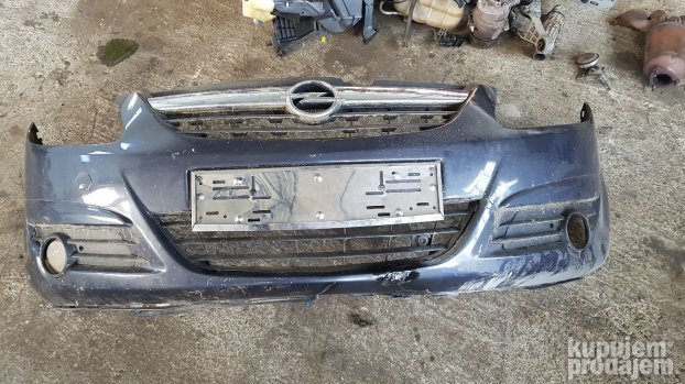 Prednji Branik Opel Corsa D Z168 z 168 sivi plavi - KupujemProdajem