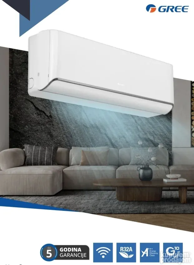 Klima Gree Premium Airy 12 Wifi inverter sa montazom 760e - KupujemProdajem