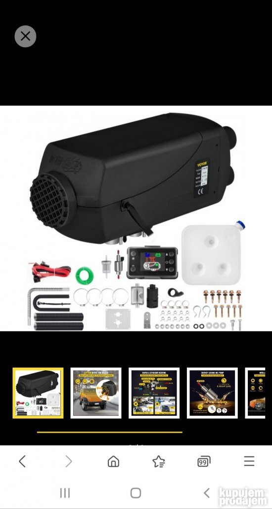 Webasto grejanje zraka na dizel 24v - KupujemProdajem