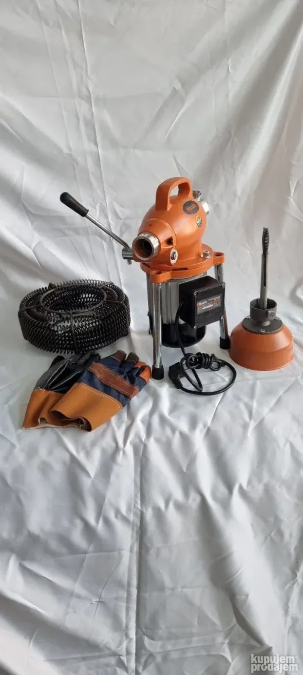 Mašina za otpušavanje kanalizacije i cevi KZUBR GQ-80 - KupujemProdajem