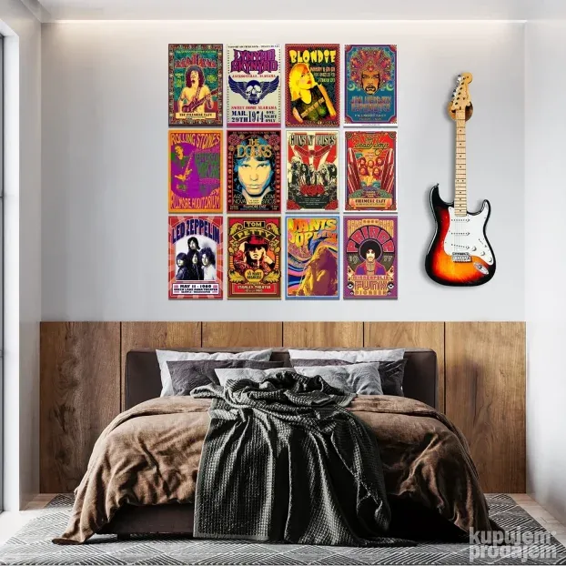Posteri,Slike,Jimi,Doors,Janis,Rock and Roll - KupujemProdajem