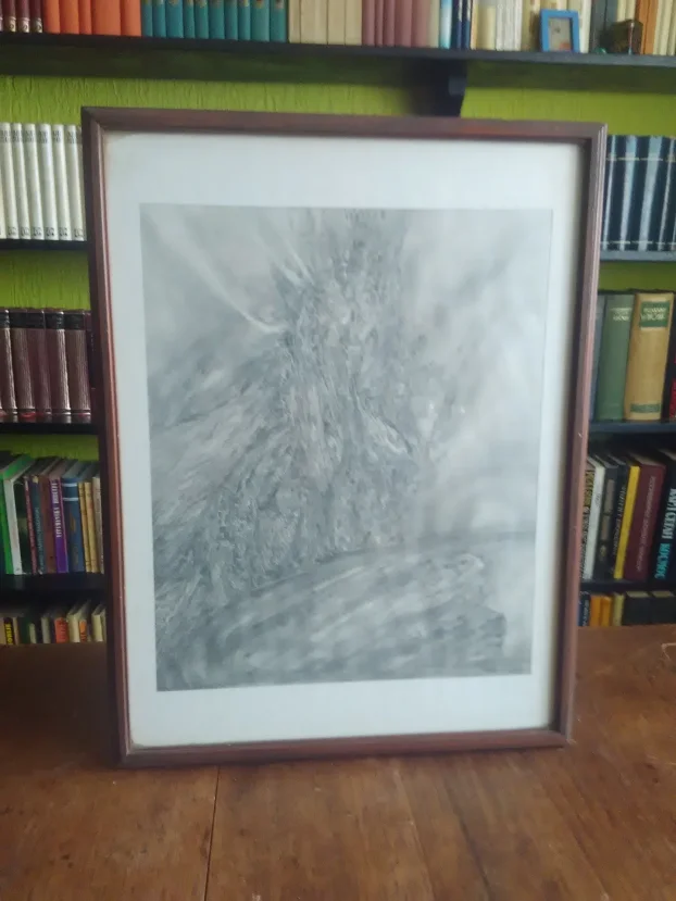 crtež olovkom - spas - autor Tica 1991 - KupujemProdajem