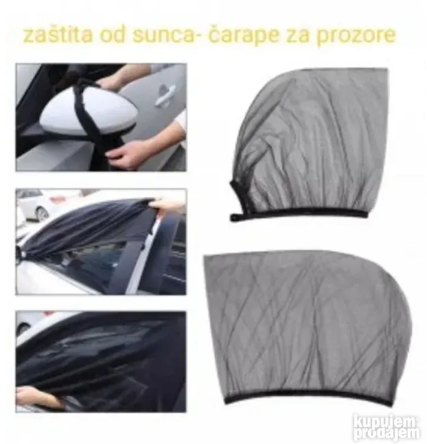 Auto Zavesa za Sva Stakla - Zastita od Sunca - Komplet 4 Kom ...
