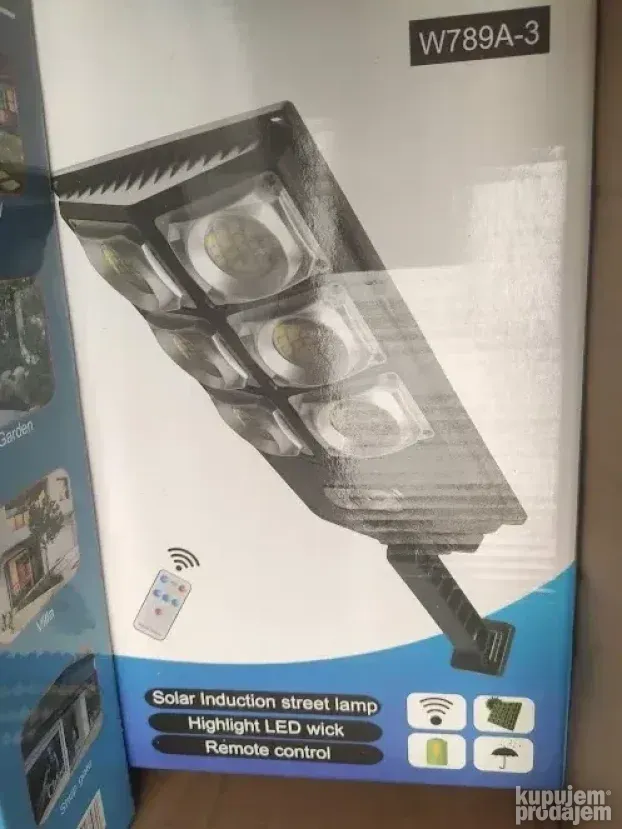 Solarna ulična LED rasveta sa 6 sijalica, snage 200W - KupujemProdajem