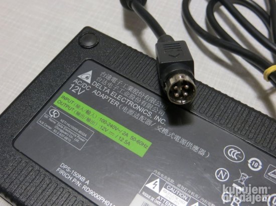 POS ispravljač ORIGINAL Delta DPS-150NB 12V 12,5A kao nov - KupujemProdajem