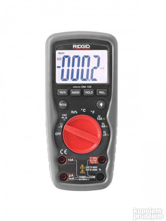 DM-100 Digitalni multimetar RIDGID - KupujemProdajem