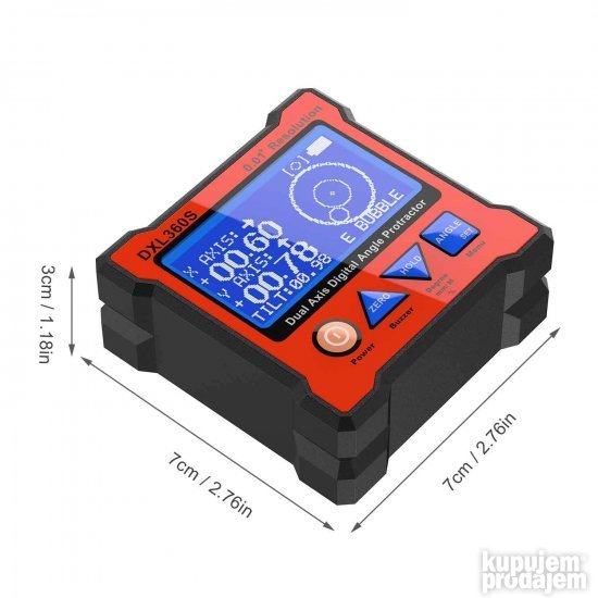 digitalni uglomer DXL360S V3.2 Dual Axis Digital protractor ...