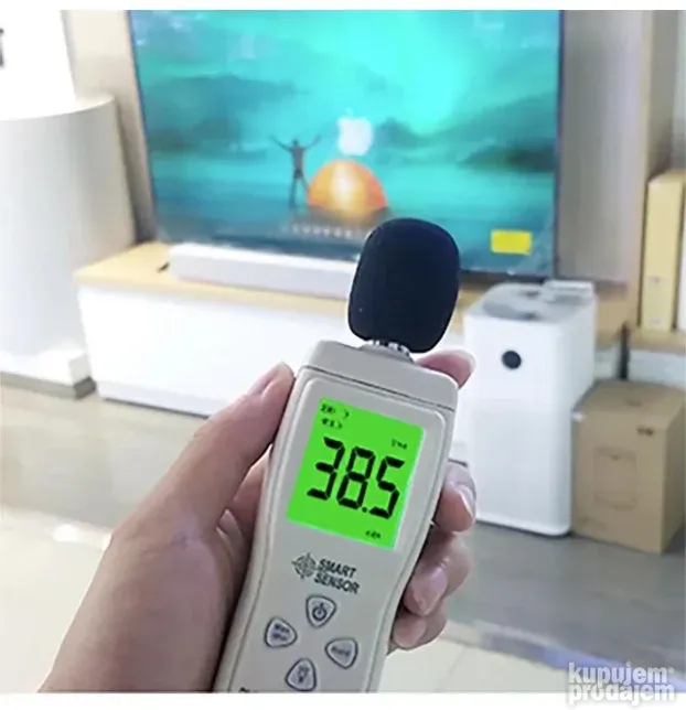 Digitalni merac buke nivoa zvuka opseg merenja 30 130dBA AS8 ...
