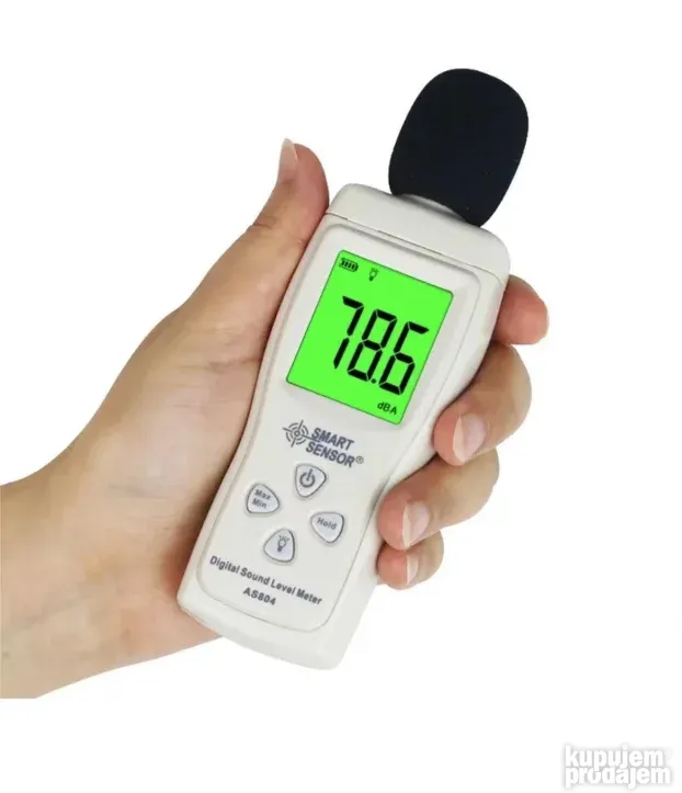 Digitalni merac buke nivoa zvuka opseg merenja 30 130dBA AS8 ...