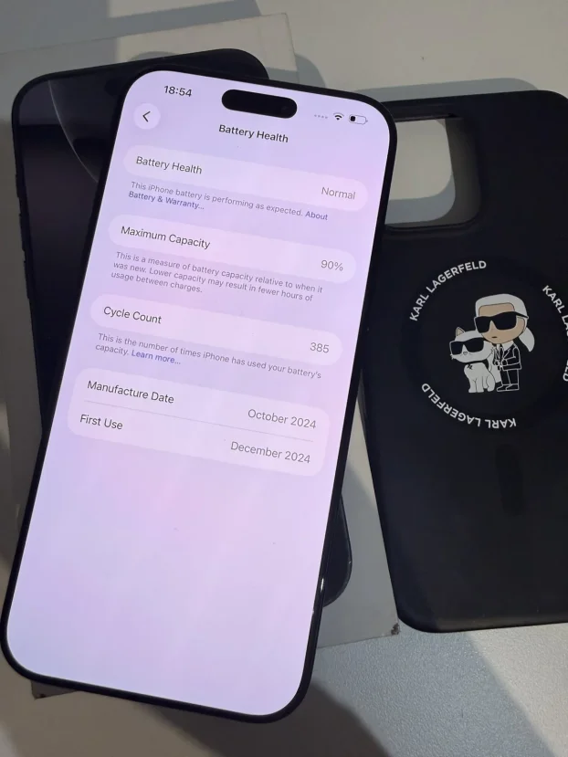 Iphone 16 Pro Max 256gb Black 90% Bat. Perfektan - KupujemProdajem
