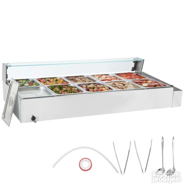 Gastro grejac hrane 10 posuda 1700W - KupujemProdajem