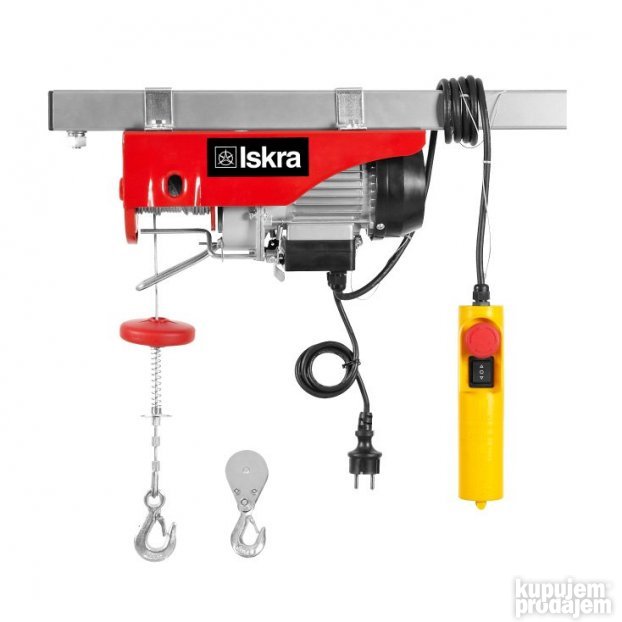 Električna dizalica sa sajlom 500W ISKRA Š: EV-125-250 - KupujemProdajem