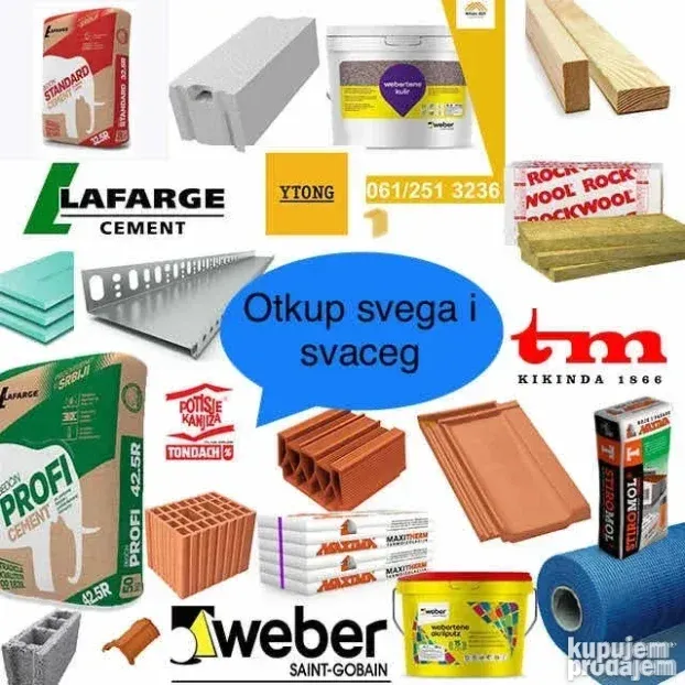 Otkup Gradjevinskog Materijala - KupujemProdajem