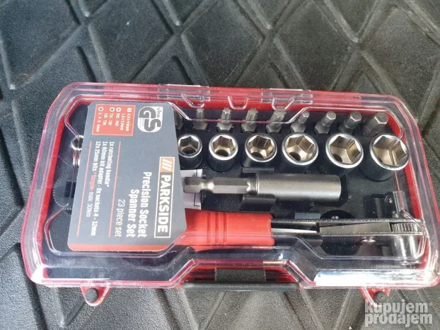 Set bitova sa gedorom i sa nosačem bitova Parkside - KupujemProdajem