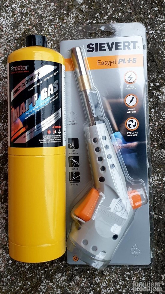 Brener za mapp Sievert EasyJet + mapp gas - KupujemProdajem