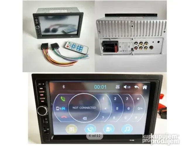 MP5 Multimedija za kola 2DIN - KupujemProdajem