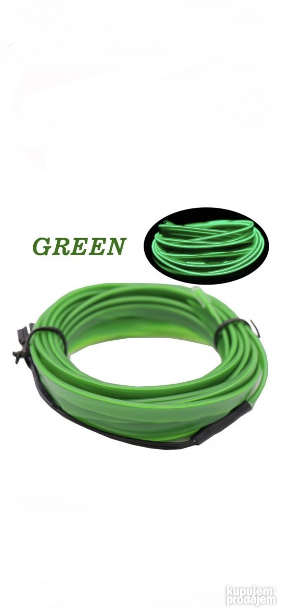 Led svetleca ukrasna traka / trakica 3m zelena - KupujemProdajem