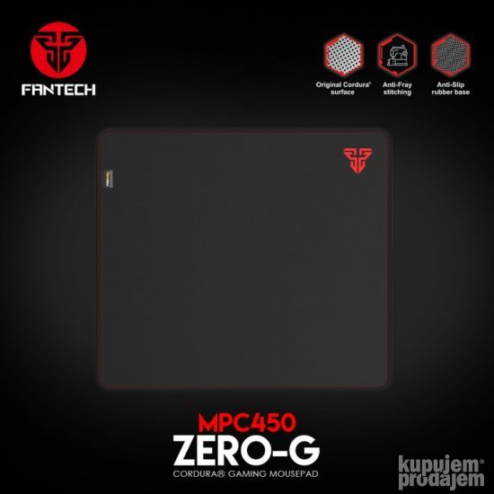 Podloga za mis Fantech MPC450 Zero-G crna - KupujemProdajem