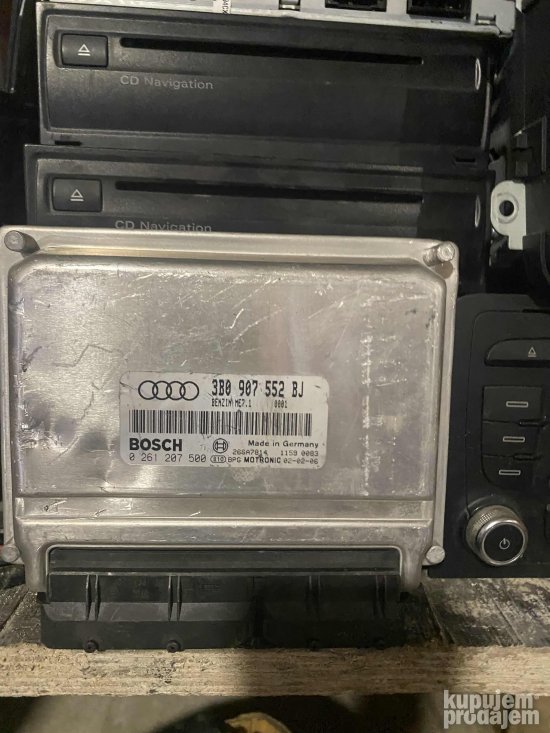 motorni racunar ECU kompjuter audi vw 3b0907552bj - KupujemProdajem