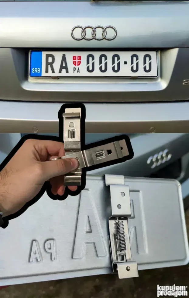 Drzaci/nosaci tablica-metalni (inox) - KupujemProdajem