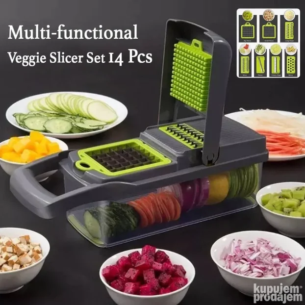 Rucni super secko za voce i povrce Veggie Slicer seckalica ...