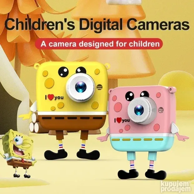 Fotoaparat Sundjer Bob Deciji fotoaparat Sundjer Bob foto - KupujemProdajem