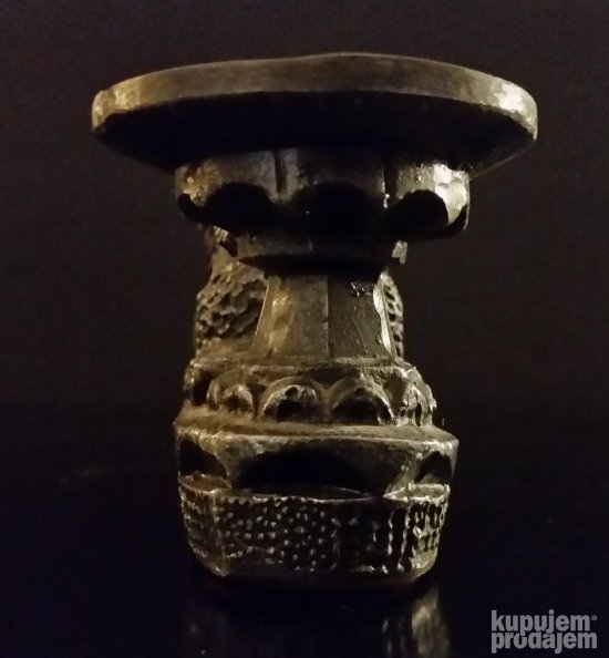 Stara Kina, metalni svecnjak za Široke svece, Extra - KupujemProdajem