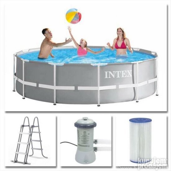 Bazen 366x99 INTEX "Prism Frame" model 2025.+pumpa i merdev - KupujemProdajem