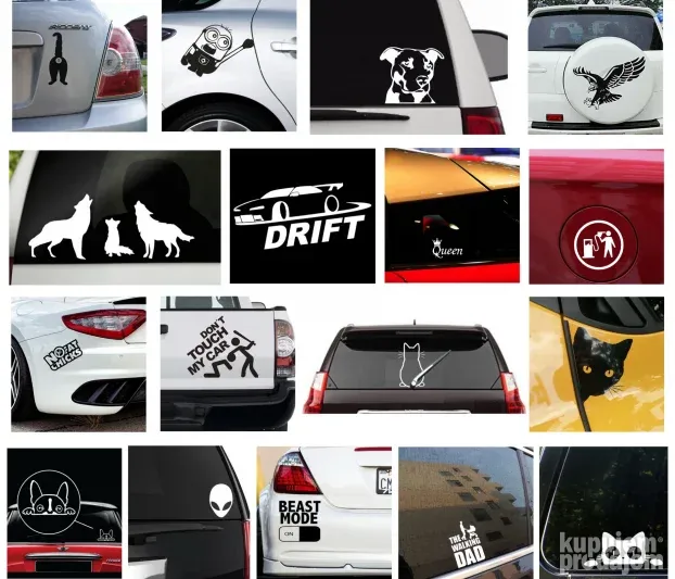 Tetovaze i nalepnice za automobile - KupujemProdajem