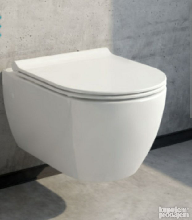 Wc solja konzolna sa soft close daskom Bela - KupujemProdajem
