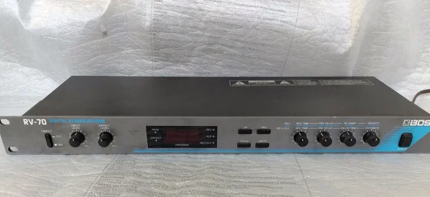 Boss RV-70 Digital Stereo Reverb Vintage Rack Made in Japan ...