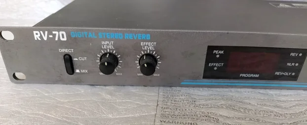 Boss RV-70 Digital Stereo Reverb Vintage Rack Made in Japan ...