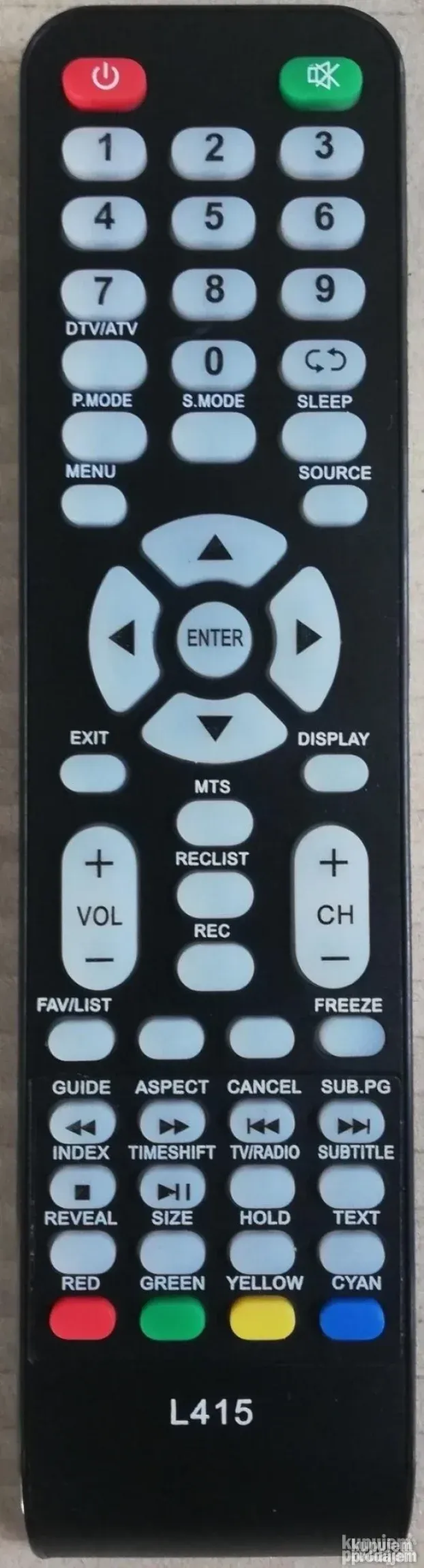 Daljinski upravljač za Colossus Adler lcd led televizore - KupujemProdajem