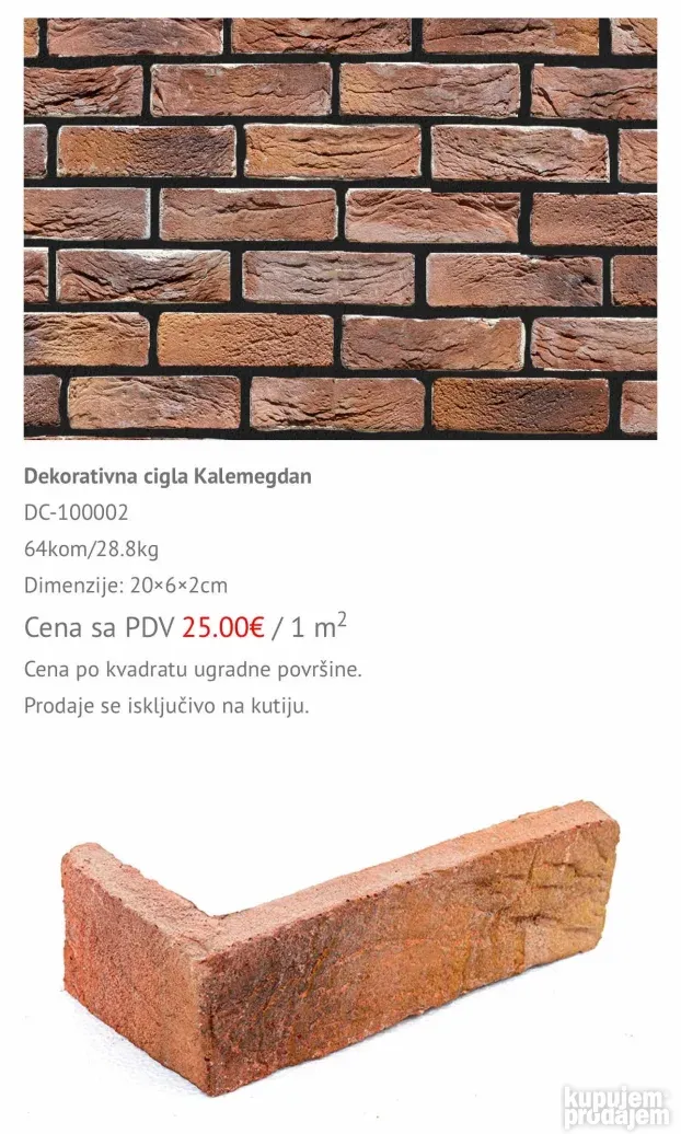 Dekorativna fasadna cigla Lyctum - KupujemProdajem