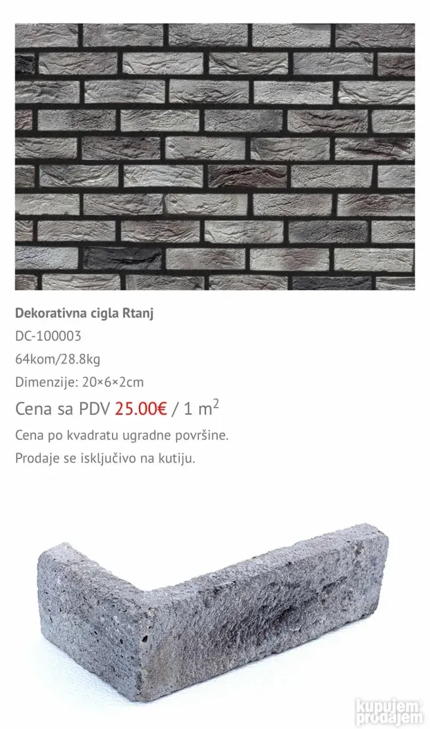 Dekorativna fasadna cigla Lyctum - KupujemProdajem